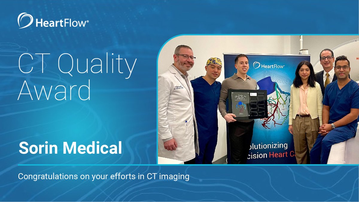 HeartFlow's CTQ Award - Sorin Medical